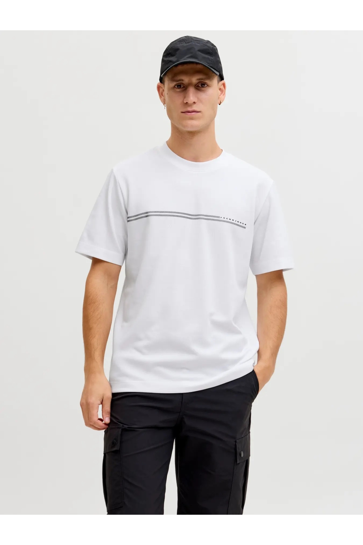 Jack&Jones Jcofusion Chest Brand Tee Ss Erkek T-shirt 12289936 ...