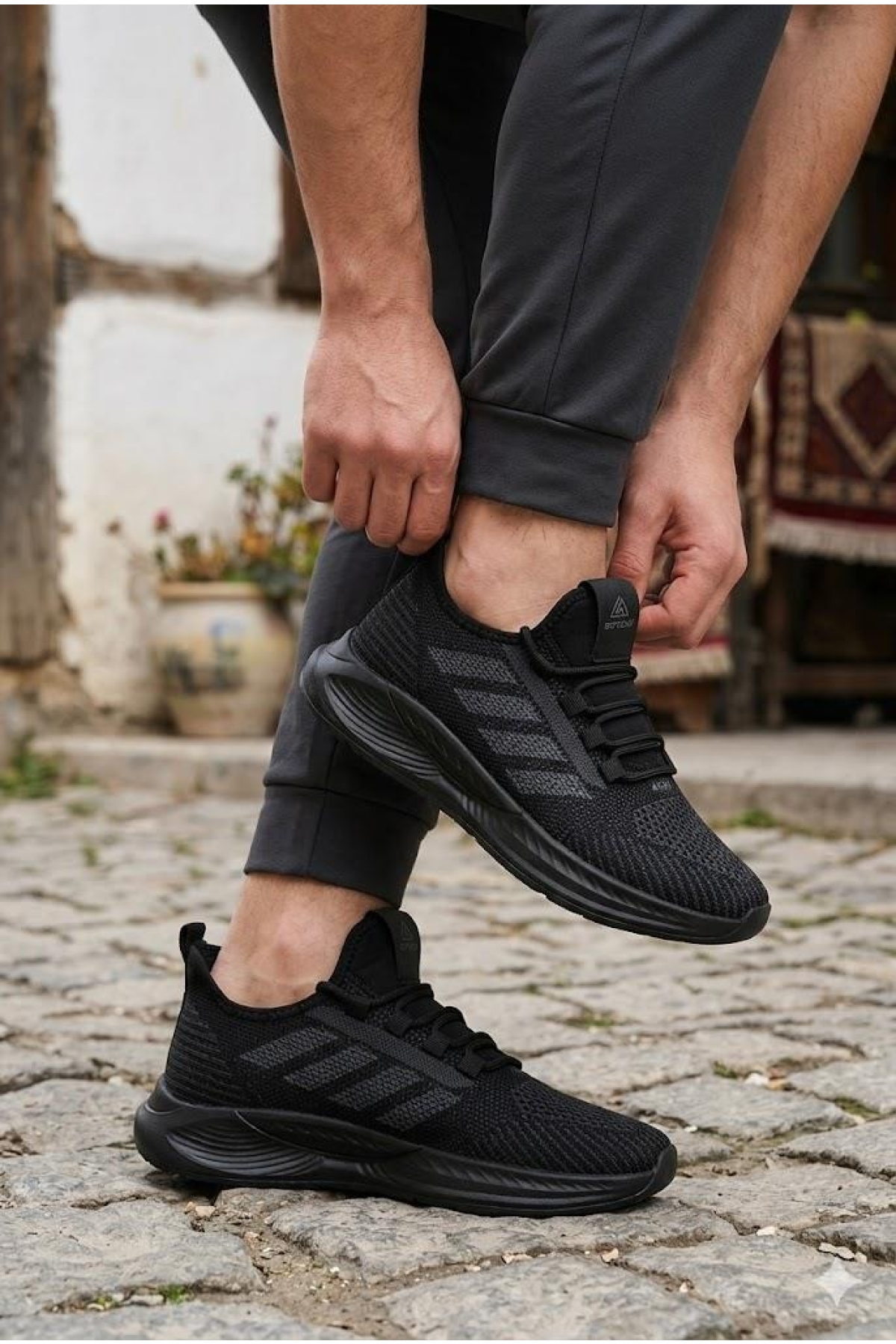 0141 Acropol Rahat Hafif Anatomik Triko Bağcıksız Sneaker Spor Ayakkabı ...